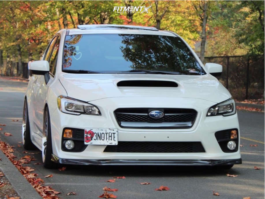 2016 Subaru WRX Limited with 18x9.5 Work Emotion Zr10 and Yokohama ...