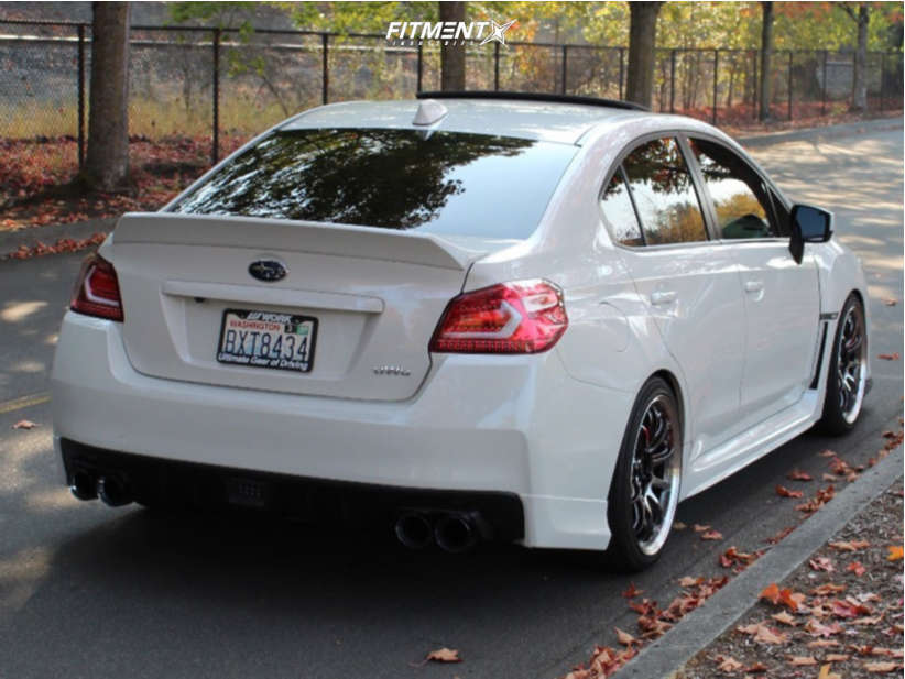 2016 Subaru WRX Limited with 18x9.5 Work Emotion Zr10 and Yokohama ...