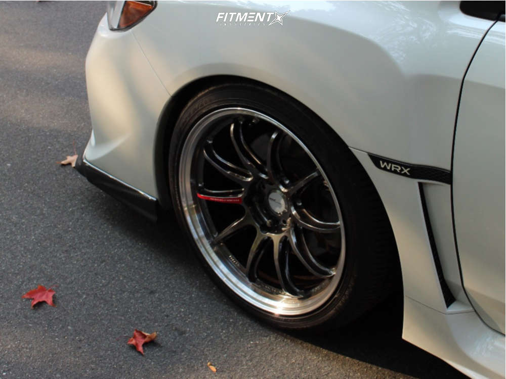 2016 Subaru WRX Limited with 18x9.5 Work Emotion Zr10 and Yokohama ...