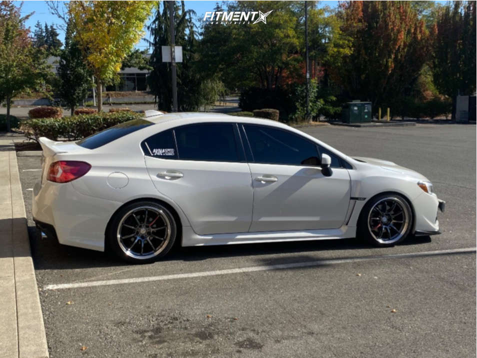 2016 Subaru WRX Limited with 18x9.5 Work Emotion Zr10 and Yokohama ...