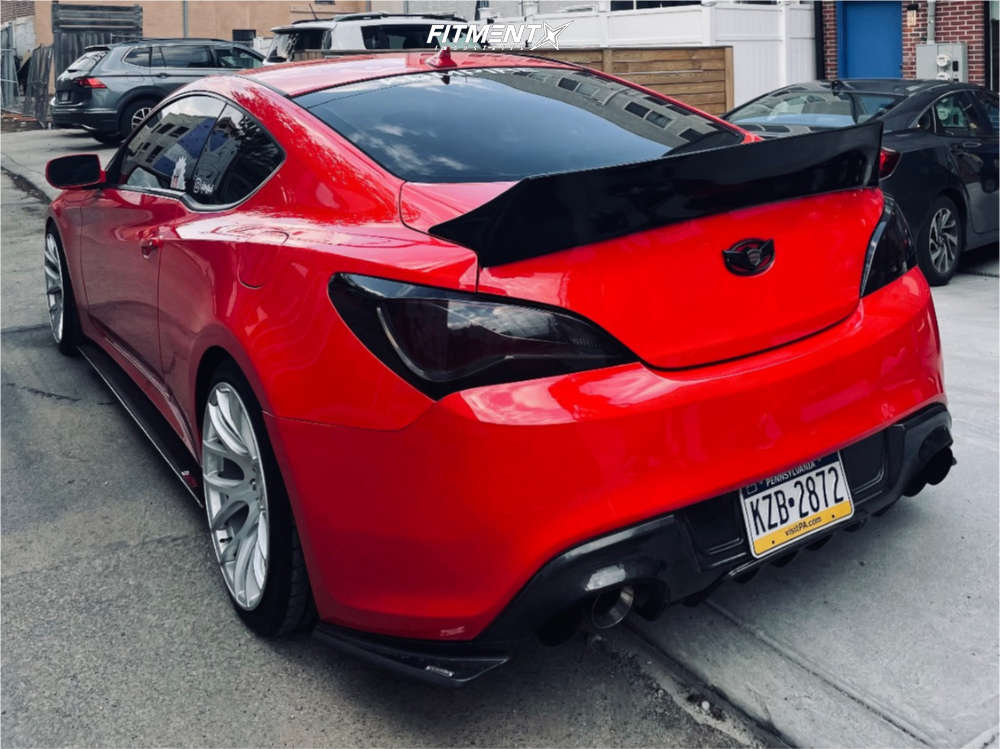 2010 Hyundai Genesis Coupe 2.0T with 19x9.5 ESR Sr12 and Federal 235x40 ...