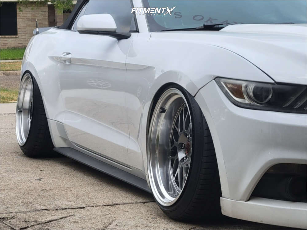 2015 Ford Mustang V6 with 19x11 Aodhan Ah02 and Continental 255x35 on ...