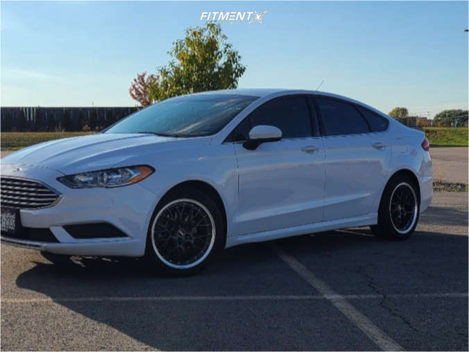 2018 Ford Fusion SE with 18x8.5 ESR Cs11 and Vercelli 235x45 on Stock ...