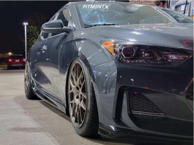 2020 Hyundai Veloster Turbo R-Spec with 18x8.5 Advanti Racing Vigoroso ...