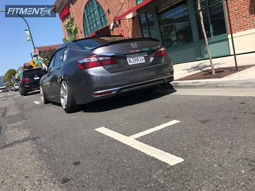 2016 Honda Accord LX with 18x9.5 Rotiform Nue and Nankang 215x40 on Coilovers | 243384 | Fitment ...