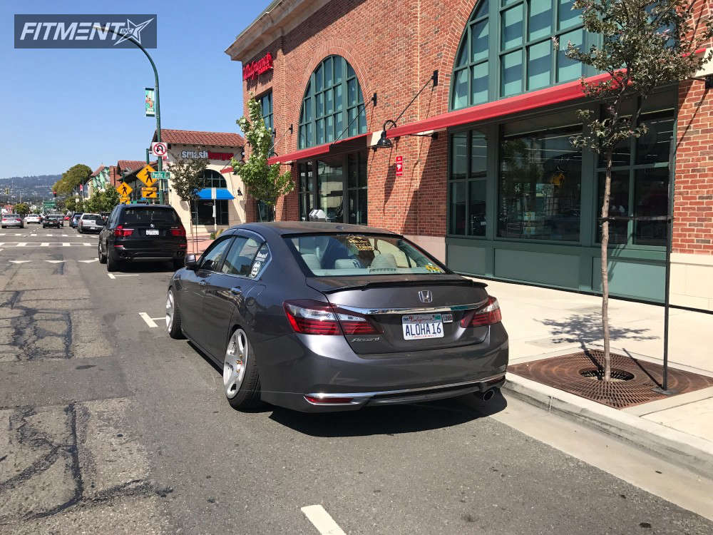 2016 Honda Accord LX with 18x9.5 Rotiform Nue and Nankang 215x40 on Coilovers | 243384 | Fitment ...