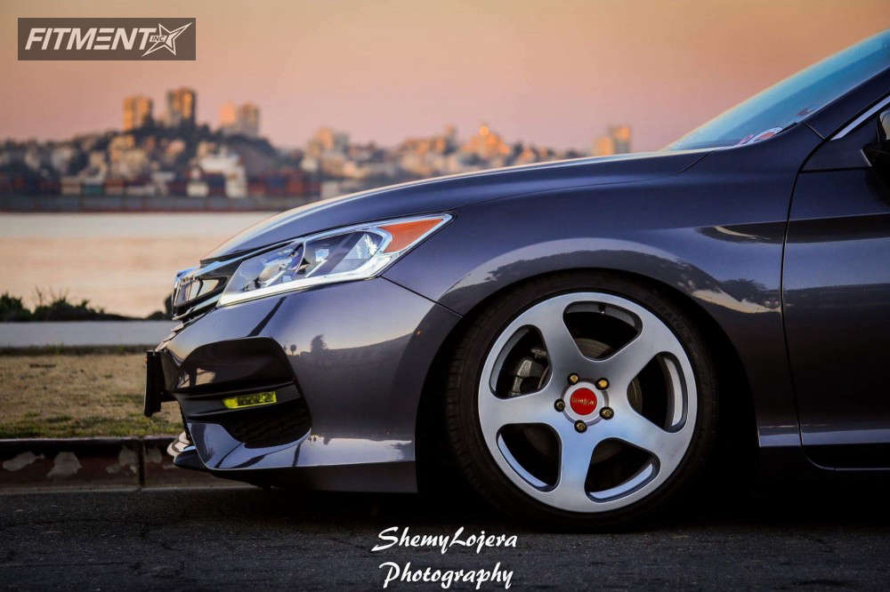 2016 Honda Accord LX with 18x9.5 Rotiform Nue and Nankang 215x40 on Coilovers | 243384 | Fitment ...