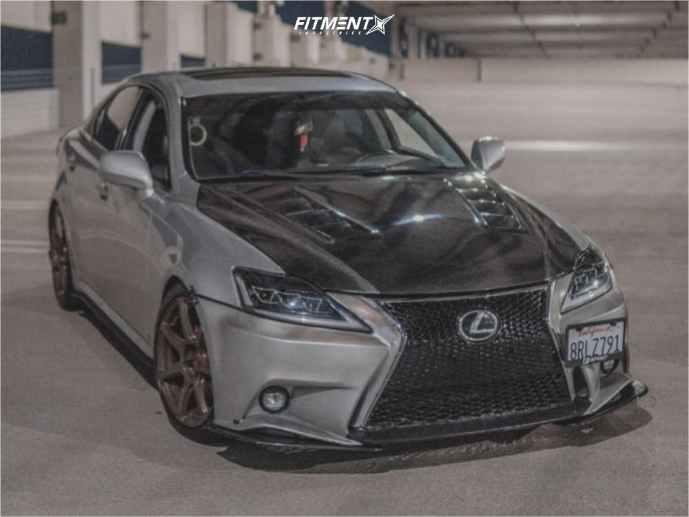 2007 Lexus IS250 Base with 18x8.5 Work Emotion T7r and Falken 235x40 on ...