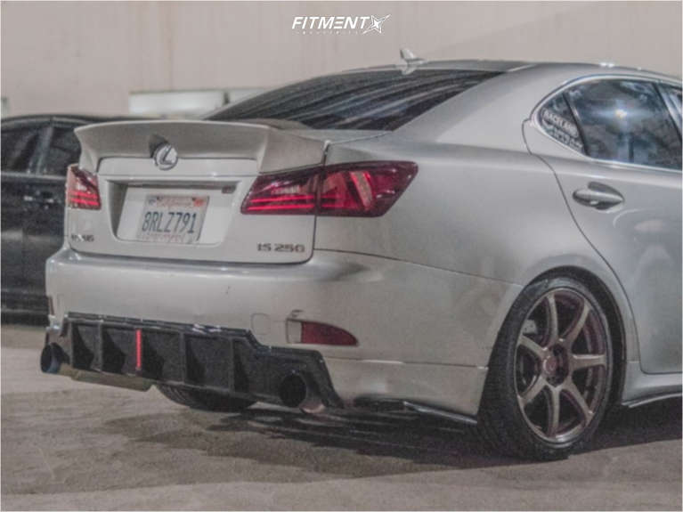 2007 Lexus IS250 Base with 18x8.5 Work Emotion T7r and Falken 235x40 on ...