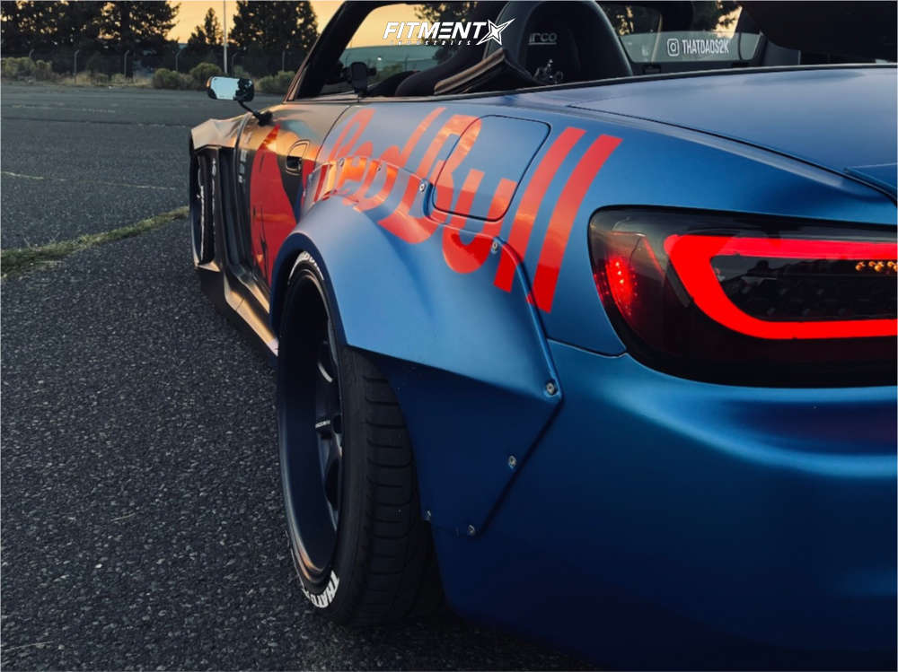 2001 Honda S2000 Base with 18x9 Work Emotion Xd9 and Pirelli 225x35 on ...