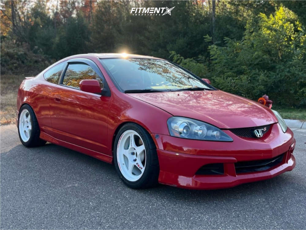 2005 Acura RSX Type-S with 17x9 Desmond Regamaster Evo II and Falken 255x40 on Coilovers ...