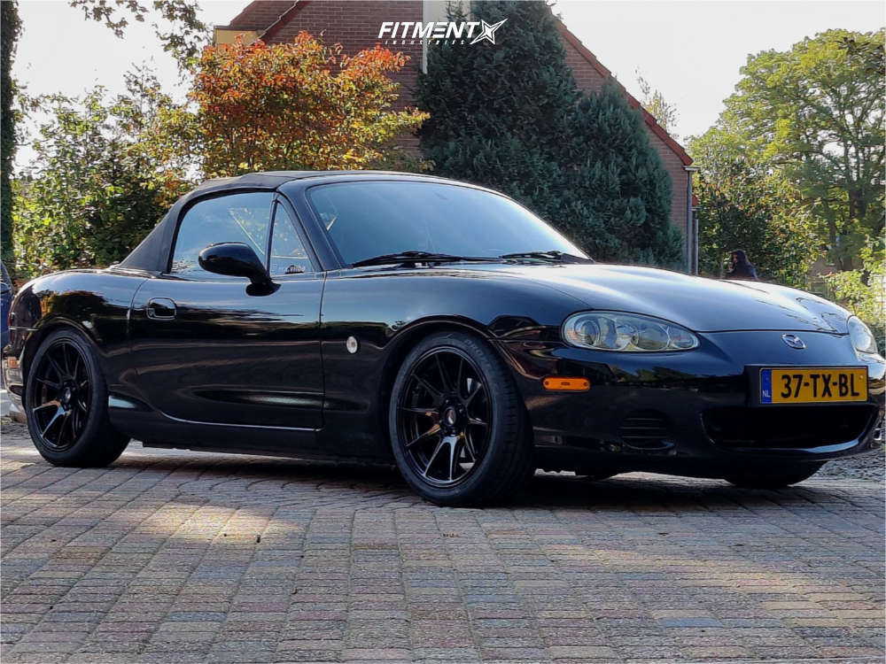 2001 Mazda Miata Base with 16x7 Japan Racing Jr11 and Toyo Tires 195x45 ...