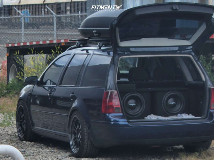 2005 Volkswagen Jetta GLS TDI with 17x9 Enkei Rpf1 and Vercelli 235x45 ...
