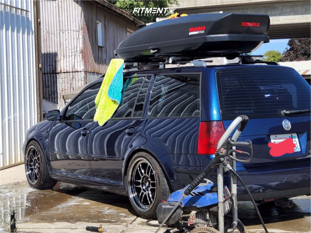 2005 Volkswagen Jetta GLS TDI with 17x9 Enkei Rpf1 and Vercelli 235x45 ...