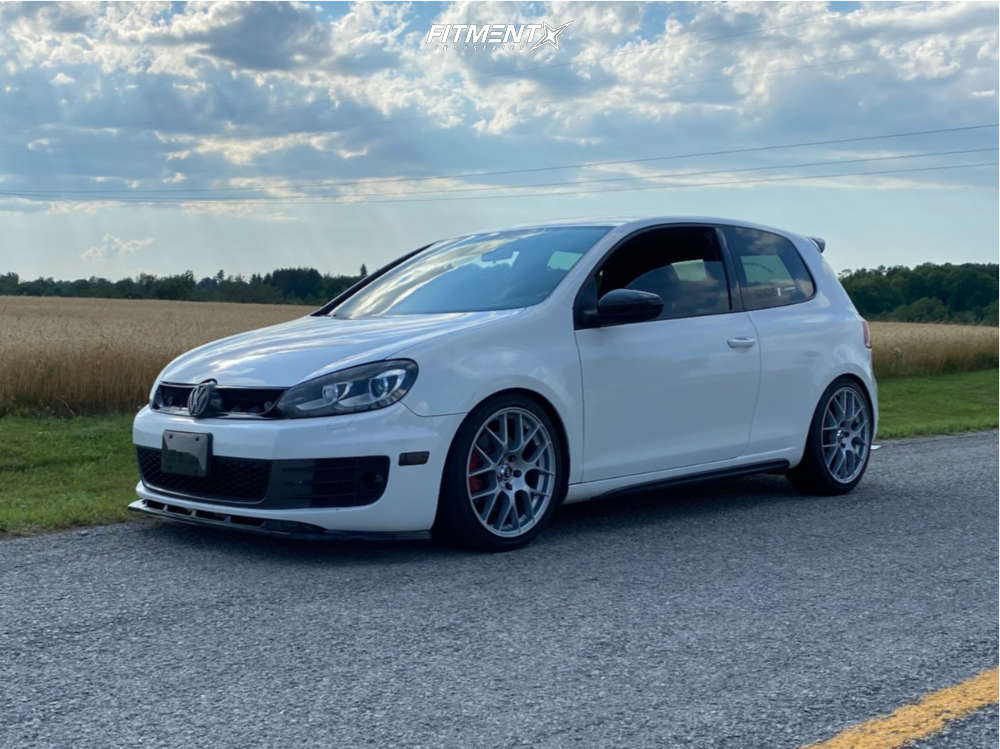 2010 Volkswagen GTI Base with 18x8.5 Enkei Raijin and Firestone 225x45 ...