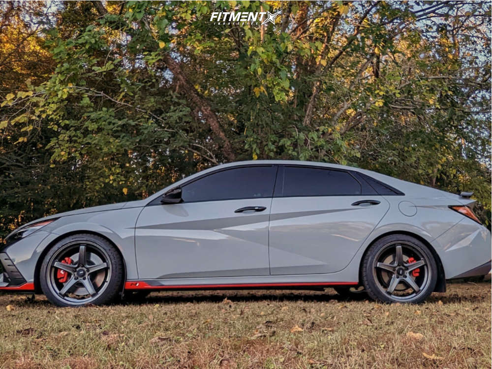 2022 Hyundai Elantra N Base with 19x8.5 Konig Neoform and Continental ...