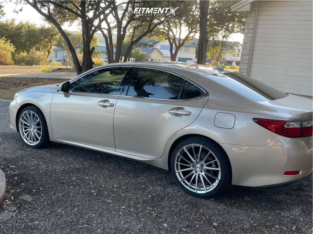 2013 Lexus ES350 Base with 20x8.5 Vision 473 and Nitto 245x35 on Stock ...