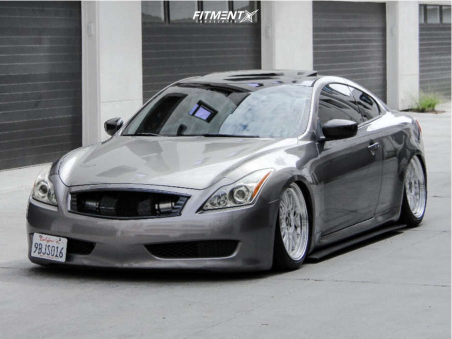 2008 INFINITI G37 Sport with 19x10 ESR Cr1 and Otani 275x35 on Air ...