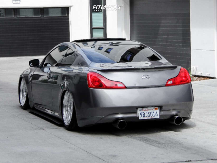 2008 INFINITI G37 Sport with 19x10 ESR Cr1 and Otani 275x35 on Air ...