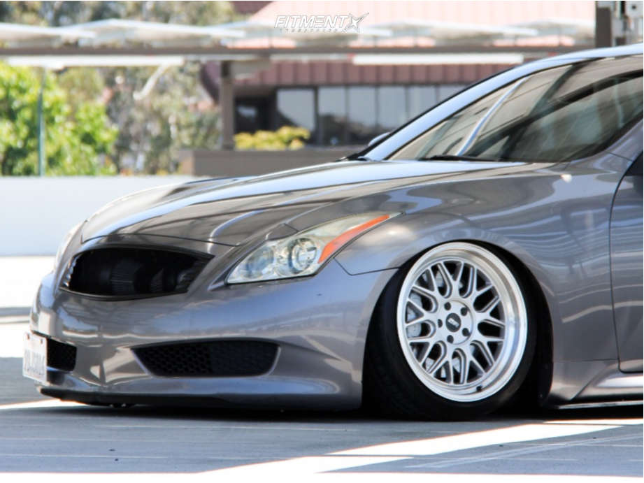 2008 INFINITI G37 Sport with 19x10 ESR Cr1 and Otani 275x35 on Air ...