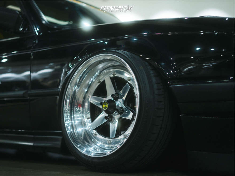 1989 BMW 325i Base with 16x8.5 SSR Longchamp and Achilles 165x50 on Air ...