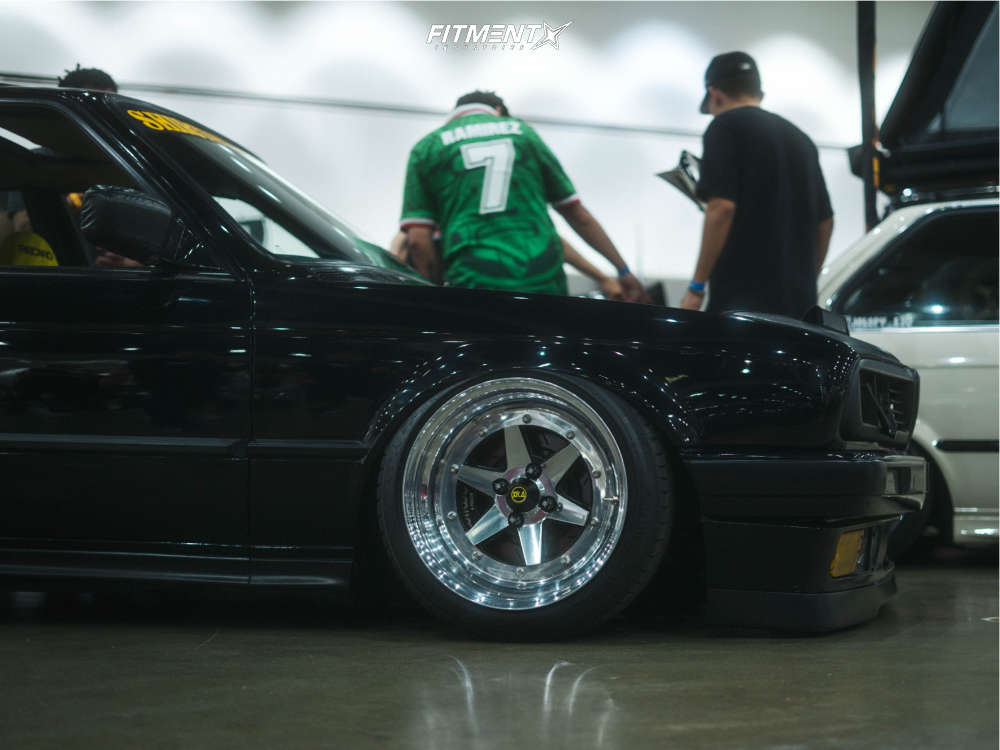 1989 BMW 325i Base with 16x8.5 SSR Longchamp and Achilles 165x50 on Air ...