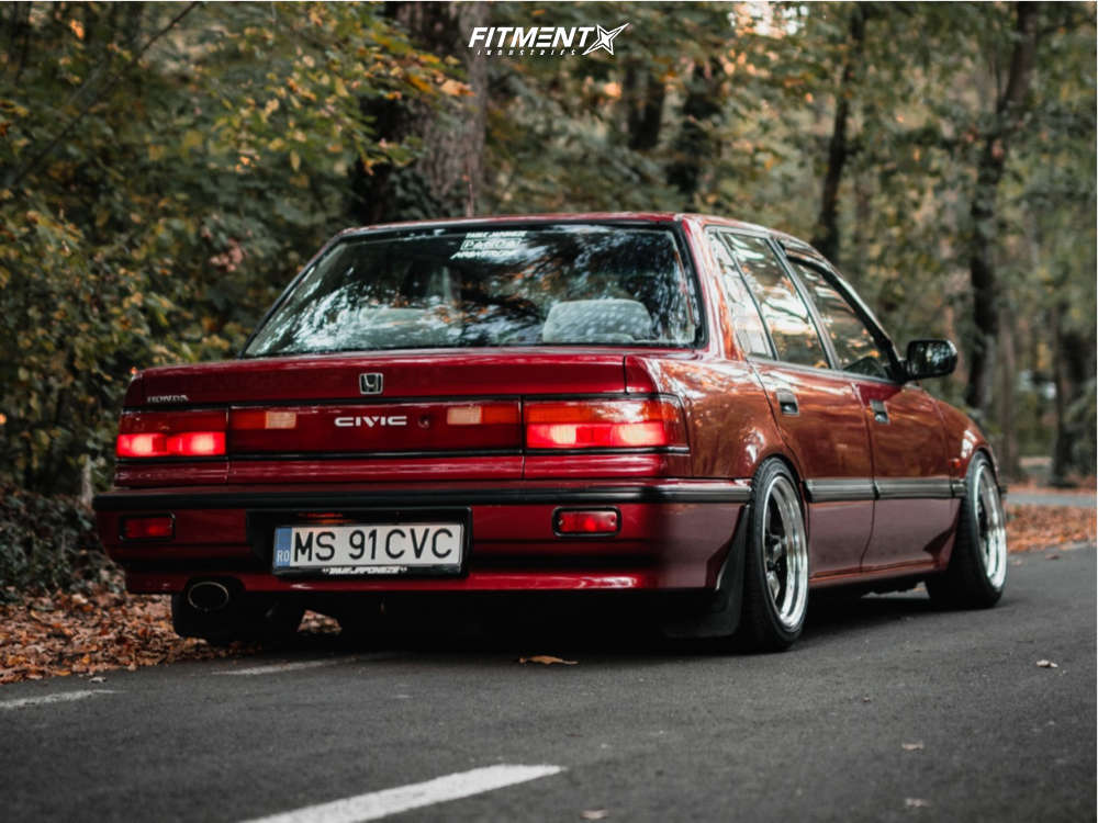 1991 Honda Civic EX with 15x7.5 Work Meister S1 2p and Sailun 195x45 on Coilovers | 2438701 ...