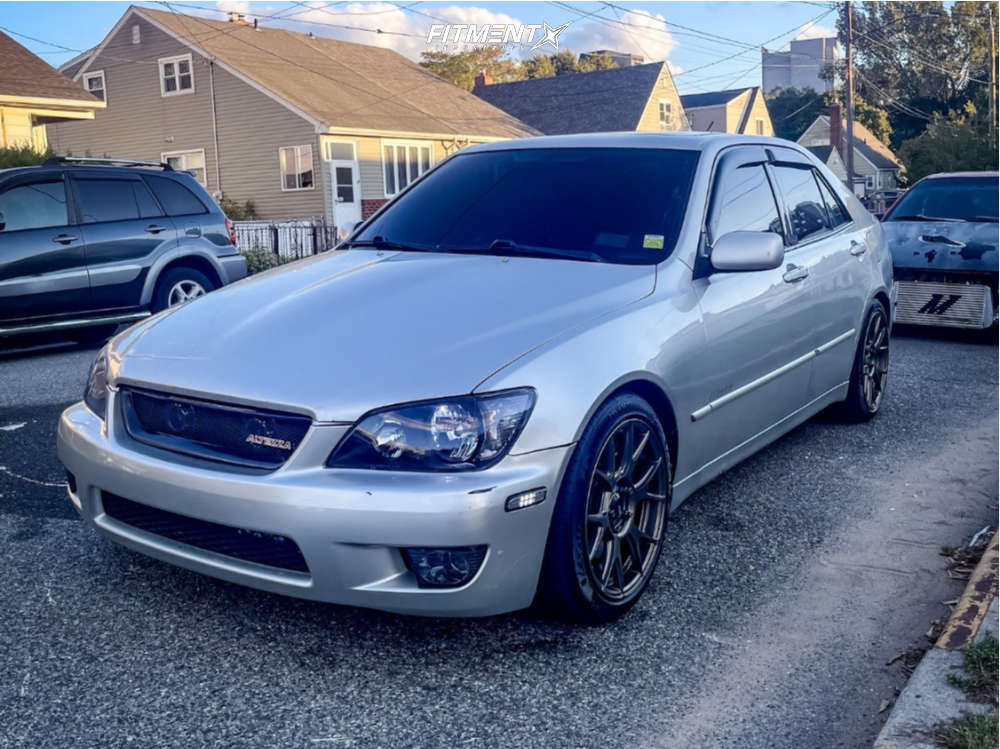 2003 Lexus IS300 Base with 17x8 Konig Ampliform and Lexani 215x45 on ...