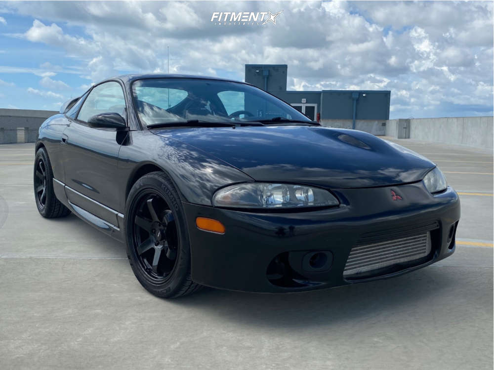 1996 Mitsubishi Eclipse RS with 18x9.5 AVID1 Av6 and Kumho 245x45 on ...