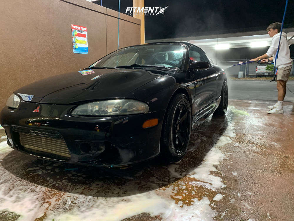1996 Mitsubishi Eclipse RS with 18x9.5 AVID1 Av6 and Kumho 245x45 on ...