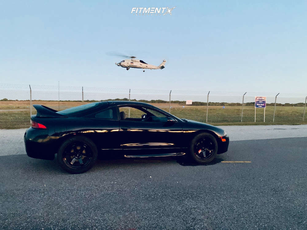 1996 Mitsubishi Eclipse RS with 18x9.5 AVID1 Av6 and Kumho 245x45 on ...