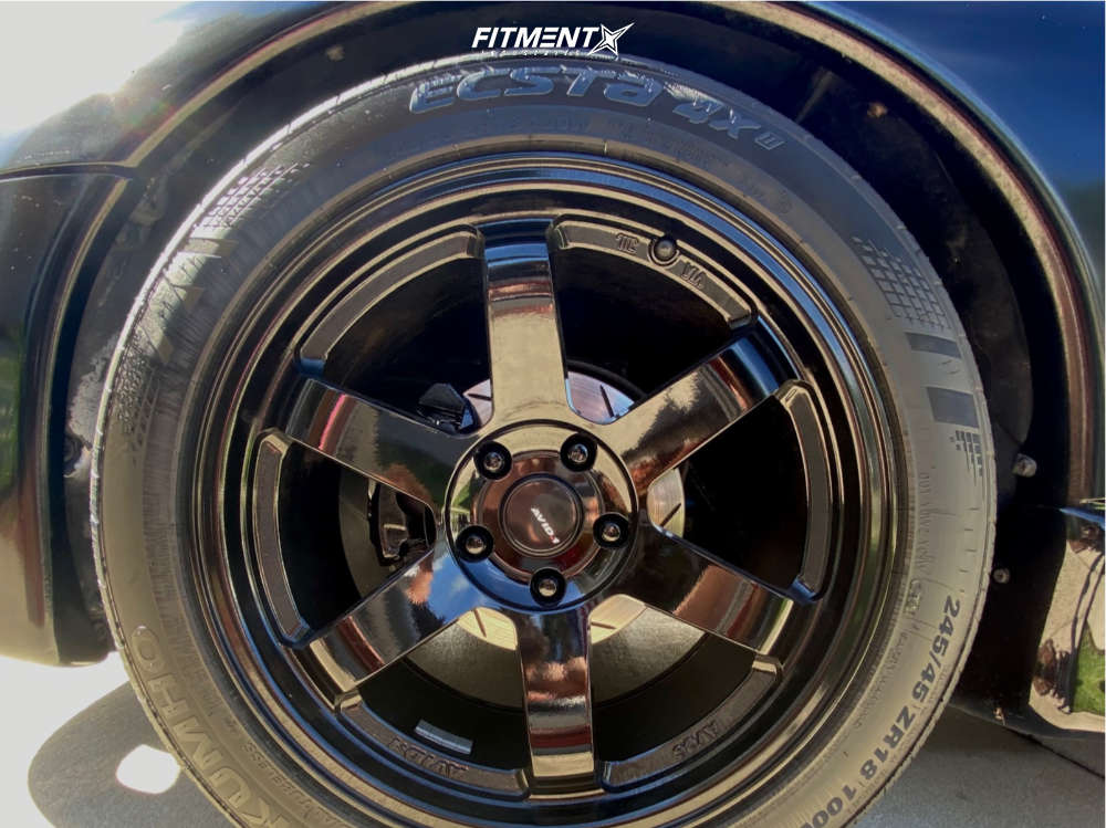 1996 Mitsubishi Eclipse RS with 18x9.5 AVID1 Av6 and Kumho 245x45 on ...