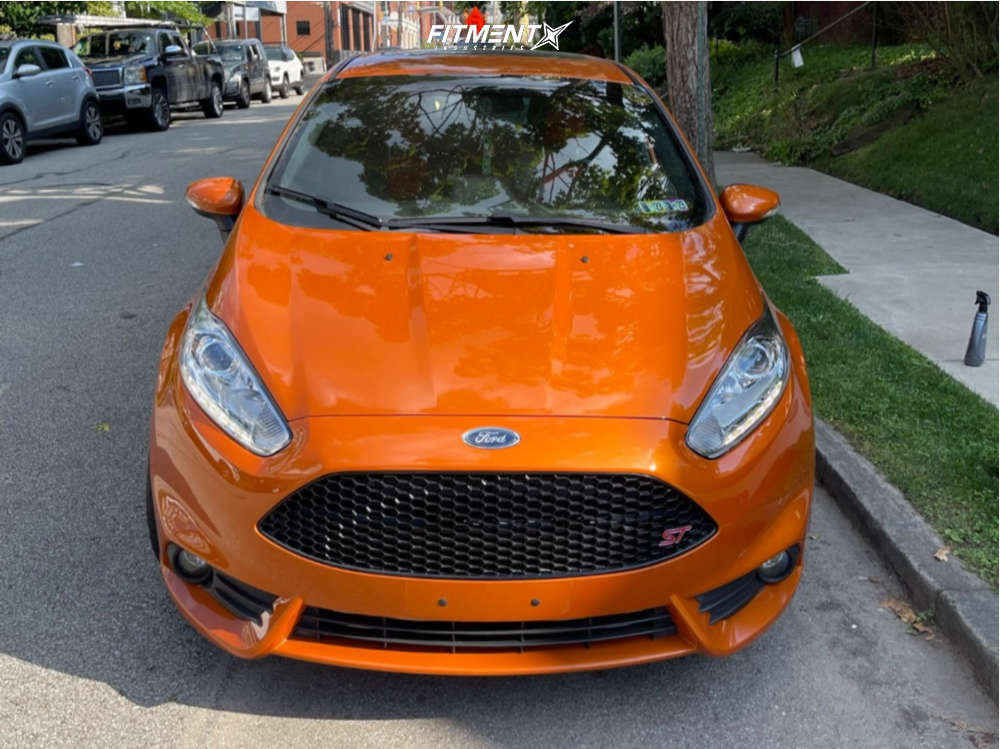 2018 Ford Fiesta ST with 17x8 Rota Titan and Falken 215x40 on Lowering ...