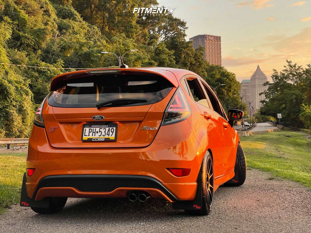 2018 Ford Fiesta ST with 17x8 Rota Titan and Falken 215x40 on Lowering ...