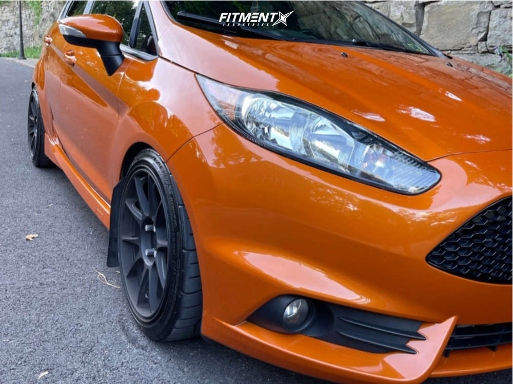 2018 Ford Fiesta ST with 17x8 Rota Titan and Falken 215x40 on Lowering ...