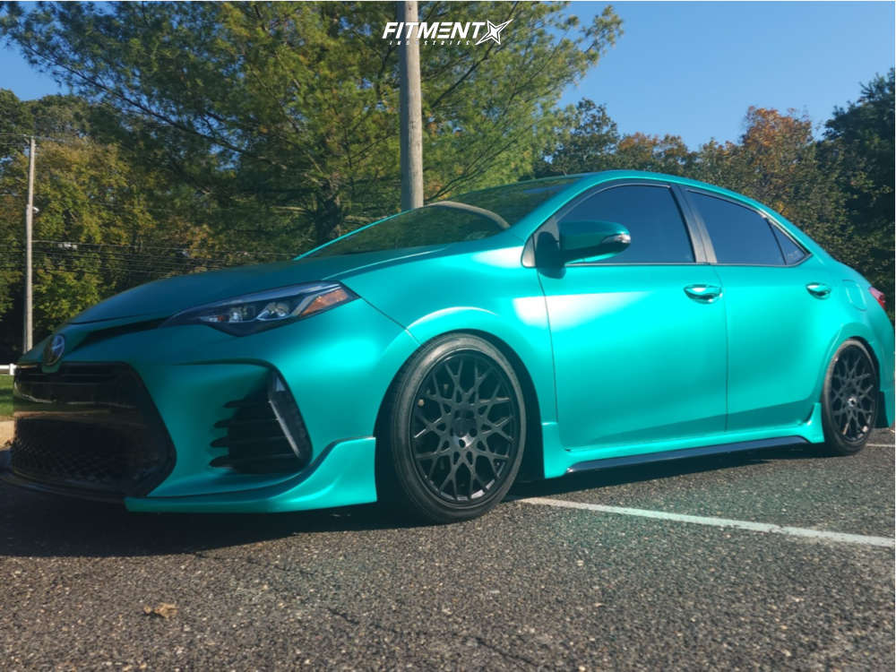 2018 Toyota Corolla SE with 17x8 TSW Vale and Toyo Tires 225x45 on ...