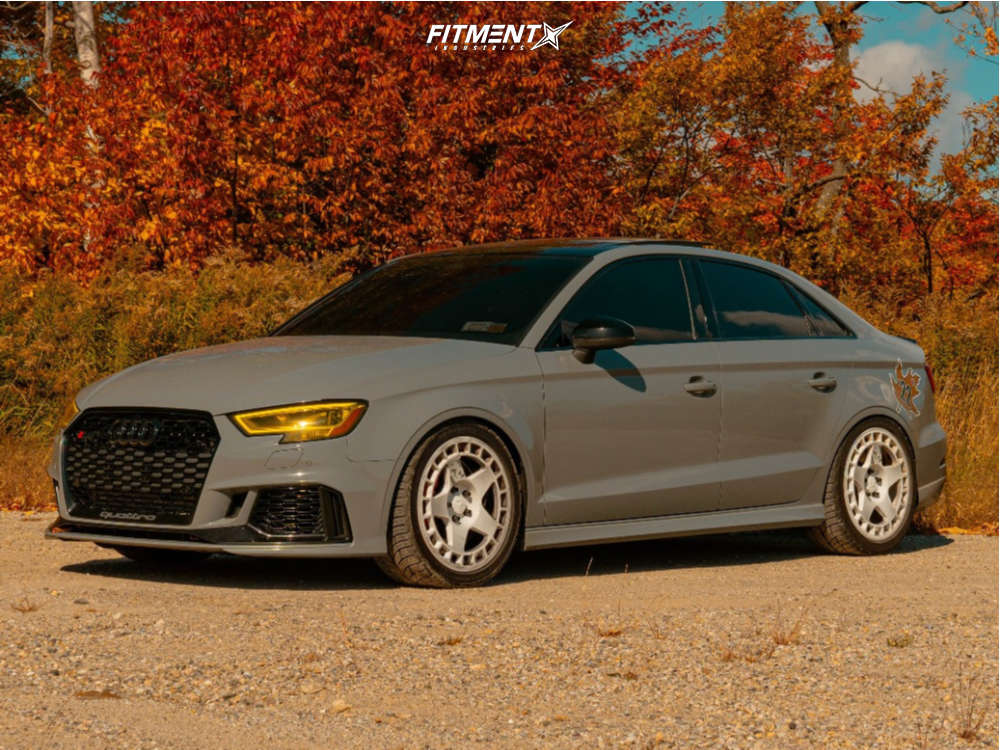 2020 Audi RS3 Base with 18x8.5 Fifteen52 Turbomac and BFGoodrich 245x40 ...