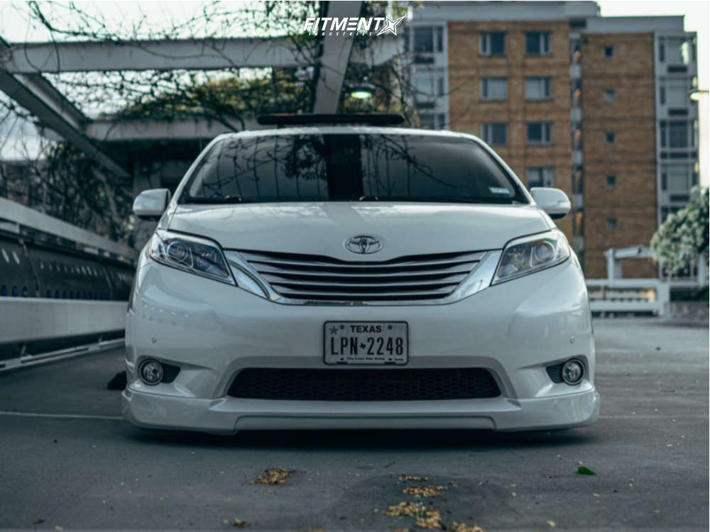 2015 Toyota Sienna Limited with 20x10.5 Work Vs Xx and Falken 245x40 on ...