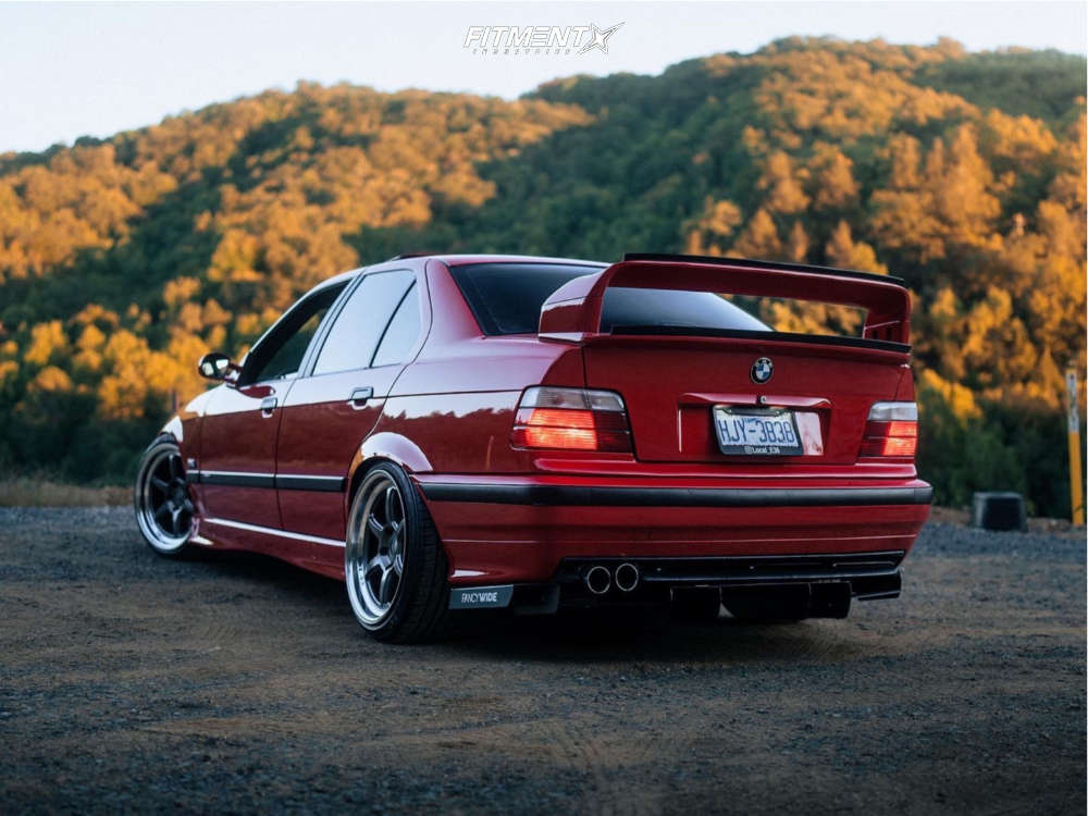 1996 BMW 328i Base with 18x9.5 Kansei Roku and Lexani 215x40 on ...