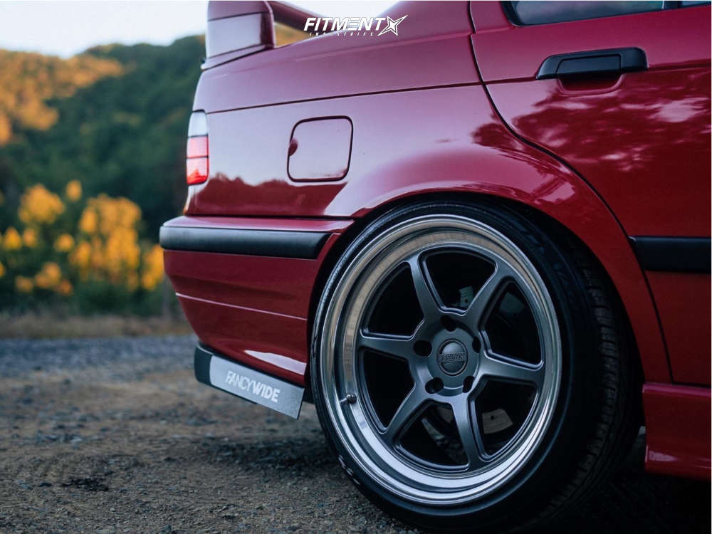 1996 BMW 328i Base with 18x9.5 Kansei Roku and Lexani 215x40 on ...