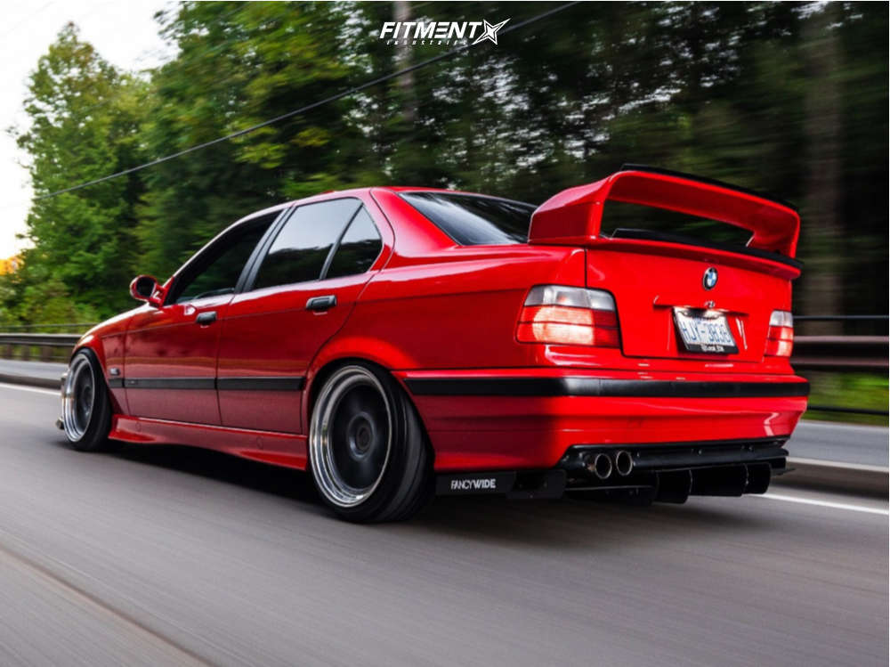 1996 BMW 328i Base with 18x9.5 Kansei Roku and Lexani 215x40 on ...