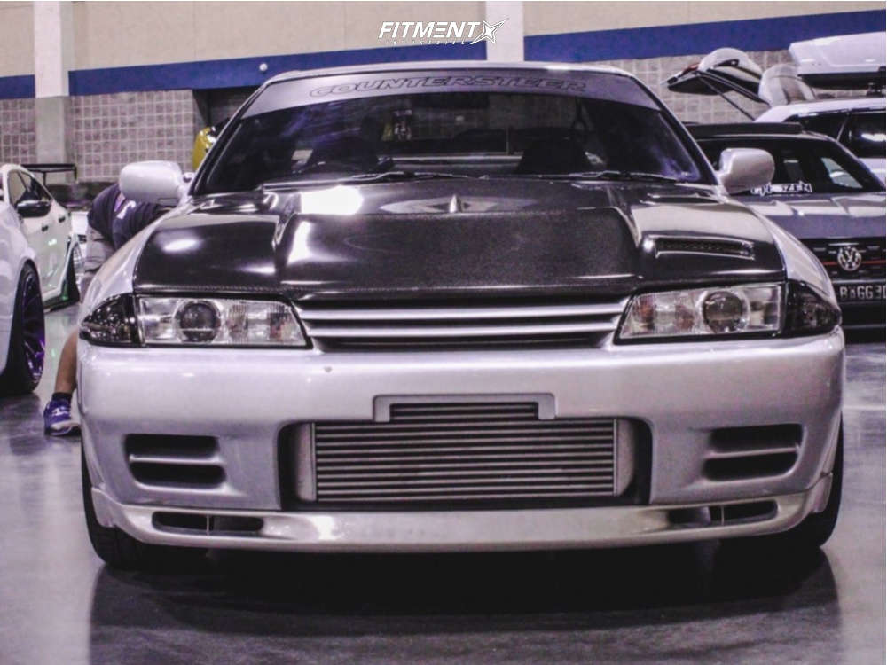 1994 Nissan Skyline GT-R with 17x9 Volk GRC and Vredestein 245x45 on ...