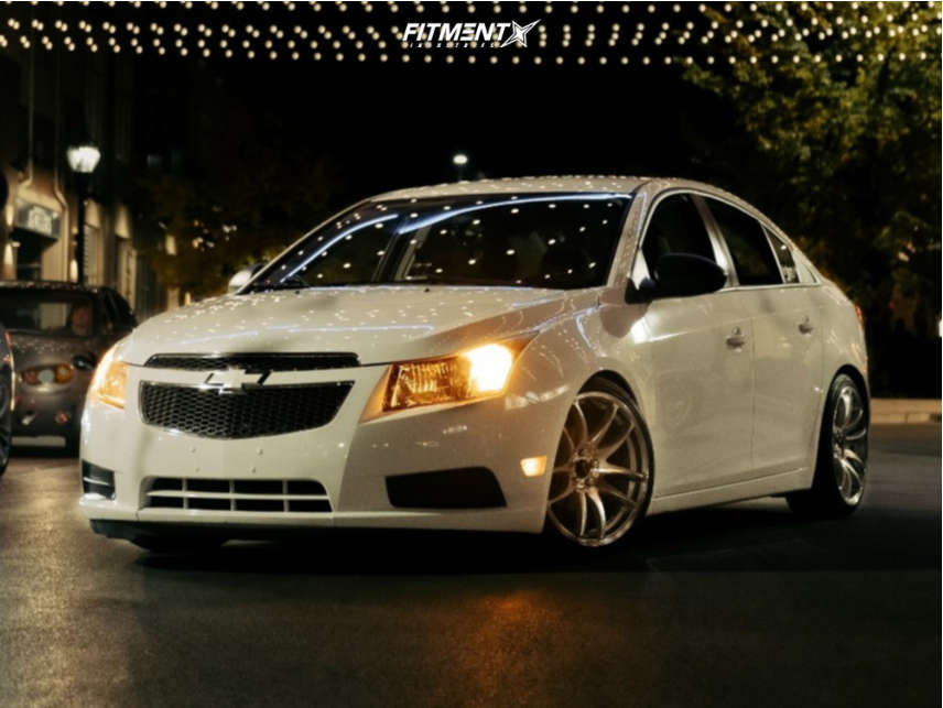 2013 Chevrolet Cruze LS with 18x8.5 Vors Tr4 and Toyo Tires 215x40 on ...