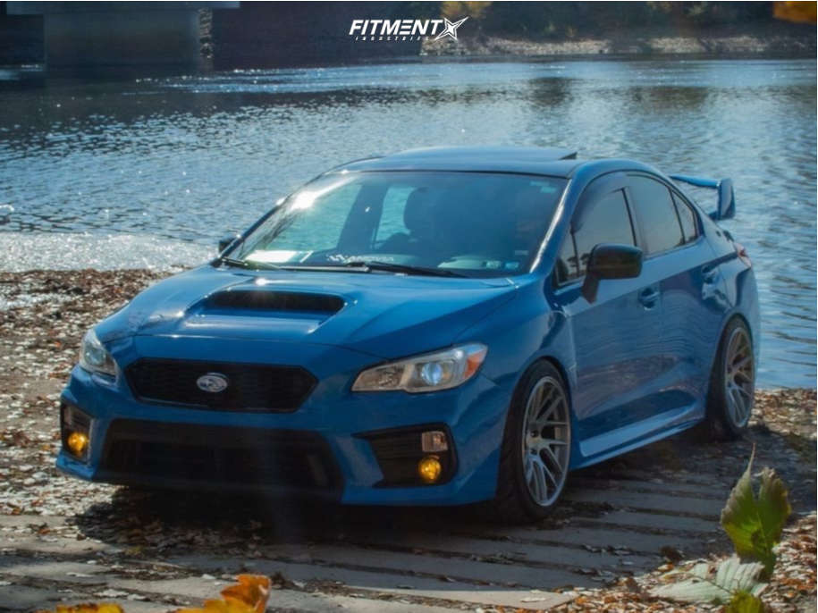 2015 Subaru WRX Premium with 18x9.5 Anovia Elder and Federal 245x35 on ...