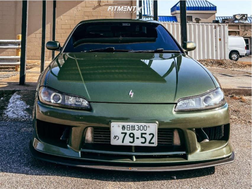 1999 Nissan Silvia S15 Spec R with 18x9.5 Volk Te37sl and Nitto 255x40 ...