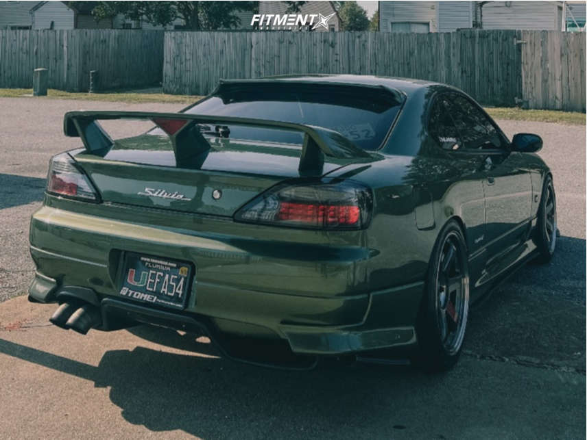 1999 Nissan Silvia S15 Spec R with 18x9.5 Volk Te37sl and Nitto 255x40 ...