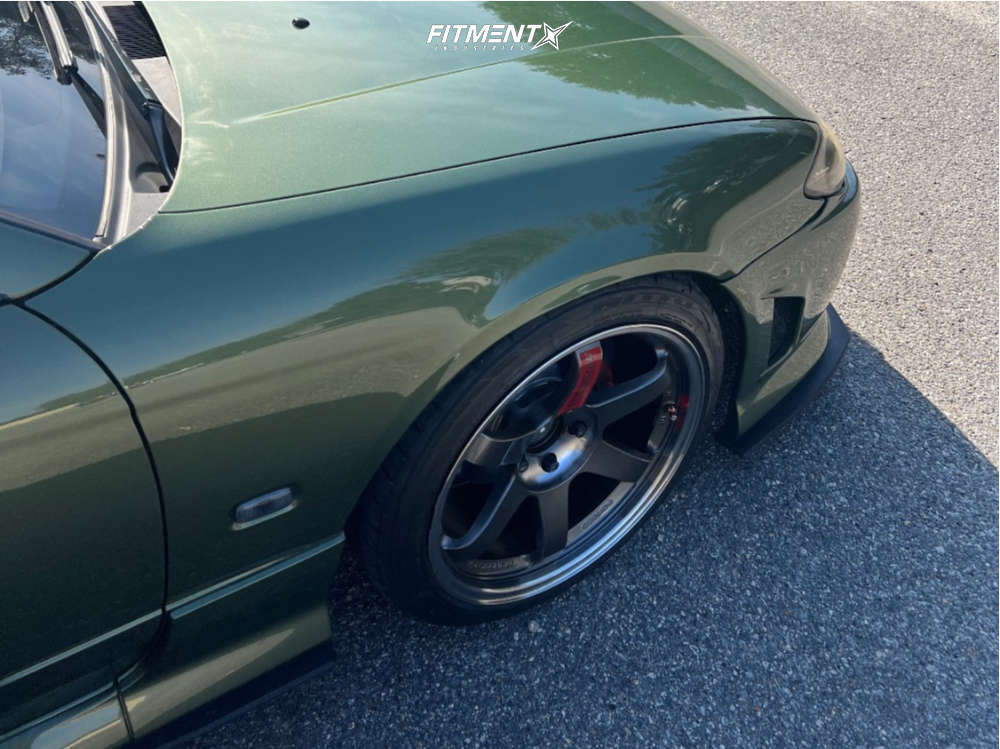 1999 Nissan Silvia S15 Spec R with 18x9.5 Volk Te37sl and Nitto 255x40 ...
