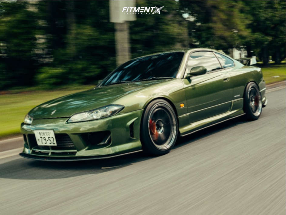 1999 Nissan Silvia S15 Spec R with 18x9.5 Volk Te37sl and Nitto 255x40 ...