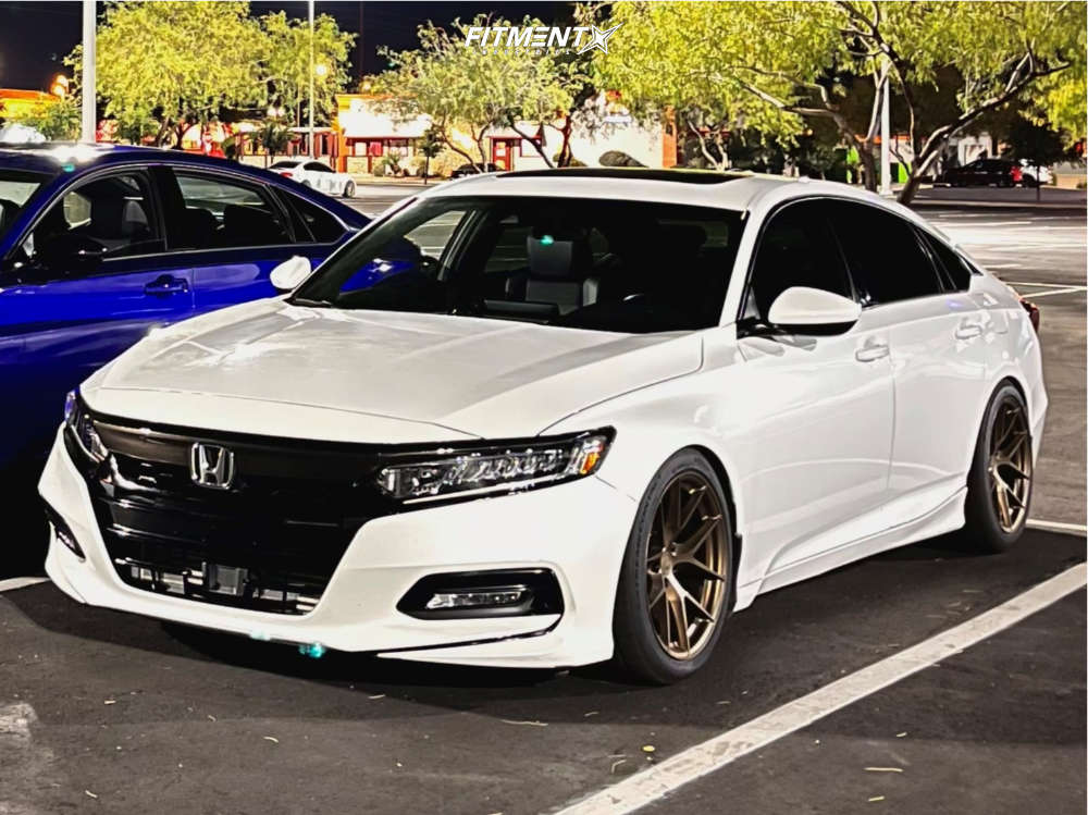 2020 Honda Accord Sport with 18x9.5 Aodhan Aff7 and Continental 255x40 ...