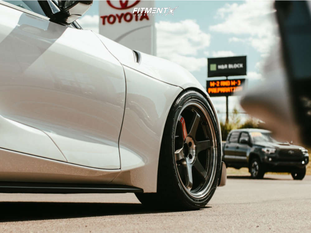 2021 Toyota GR Supra Premium with 19x9.5 Volk Te37sl and Nitto 275x35 ...